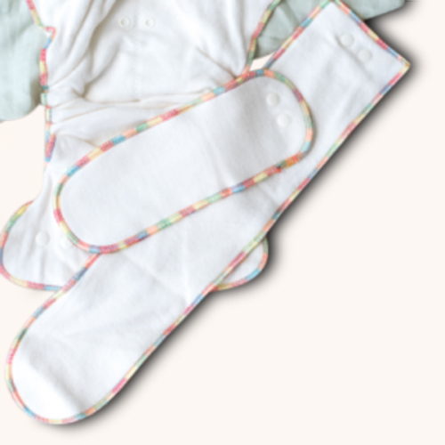 Fitted Nappies | Bamboo Fitted Insert Set | Hemp Fitted